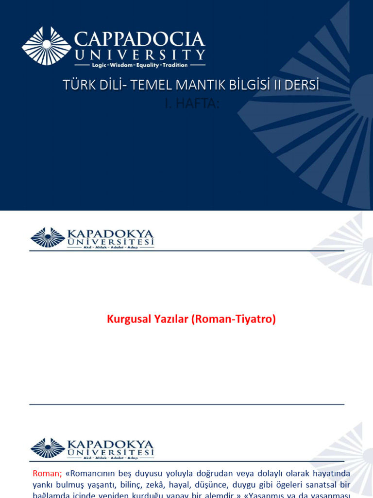 Roman Ve Tiyatro | PDF