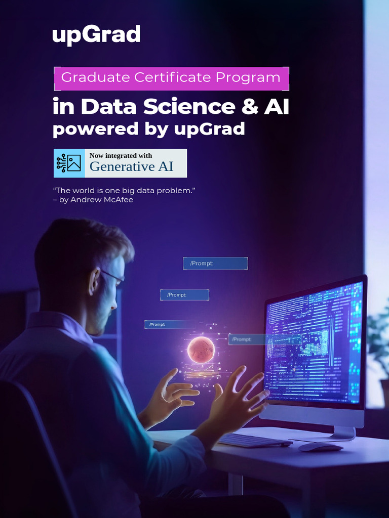 Graduate Certificate Program in Data Science by UpGrad PDF | PDF | Mentorship | Artificial ...