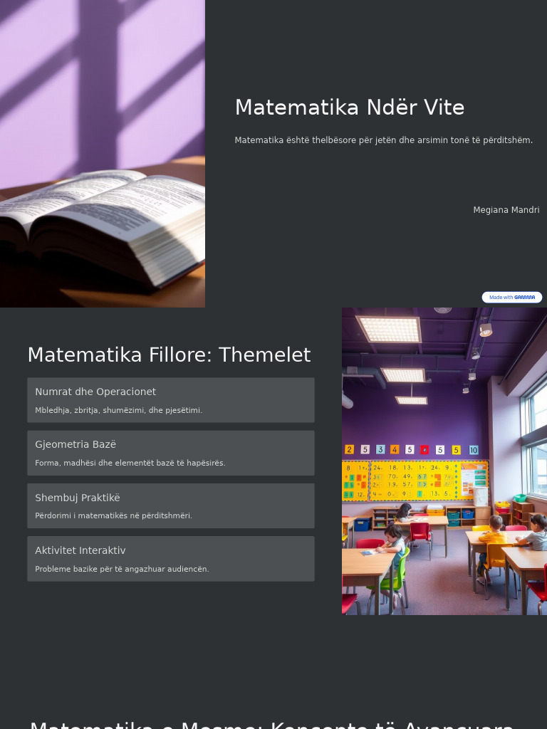 Matematika Nder Vite | PDF