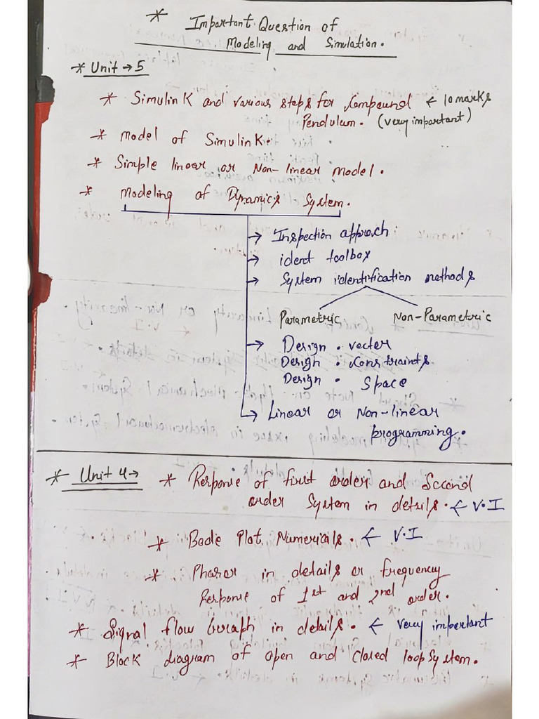 Important Questions of Modeling and Simulation | PDF