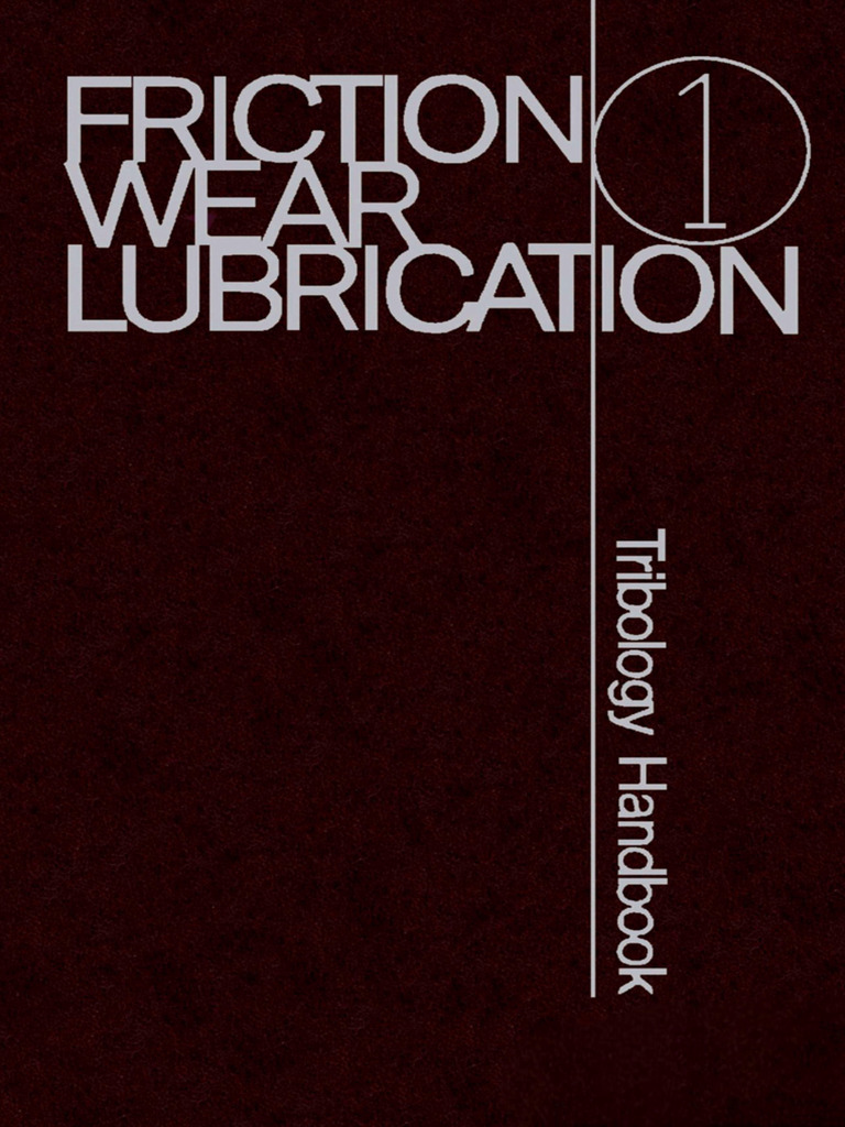 Tribology Handbook: Friction & Wear | PDF | Wear | Surface Roughness
