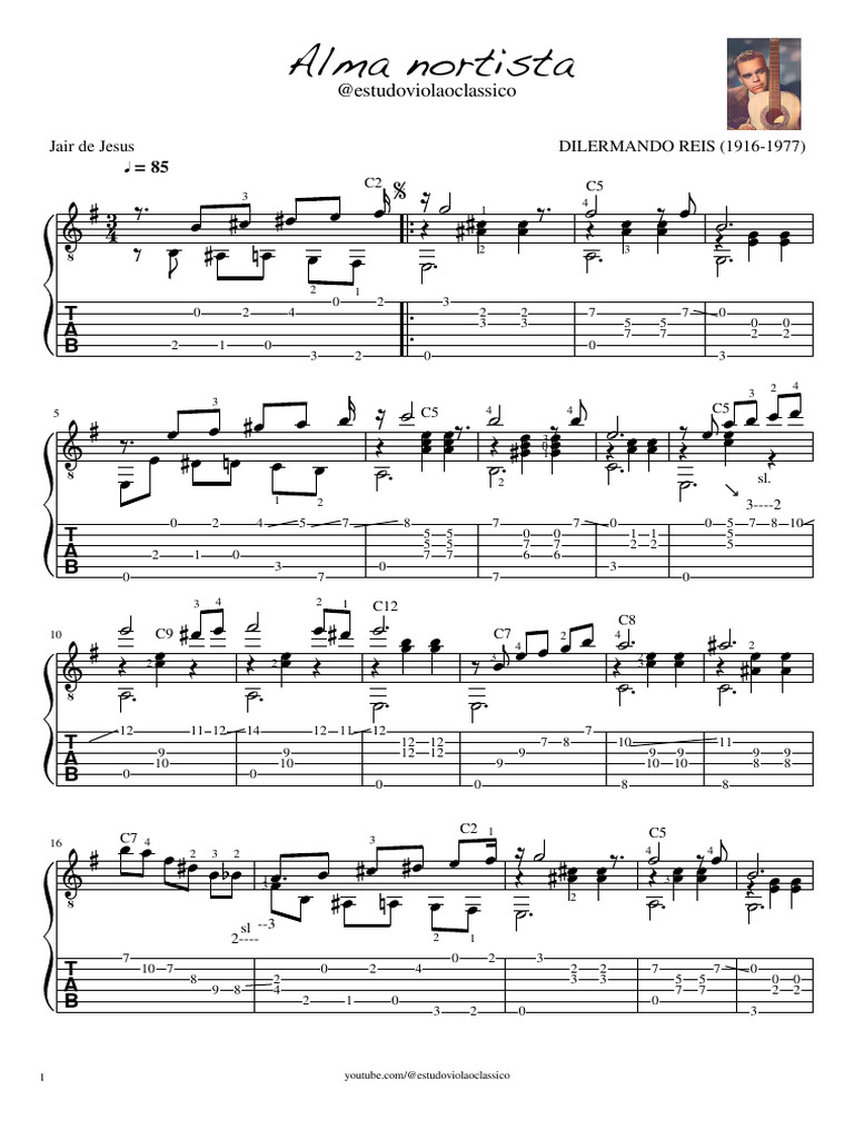 Dilermando Reis - Alma Nortista em Tab | PDF