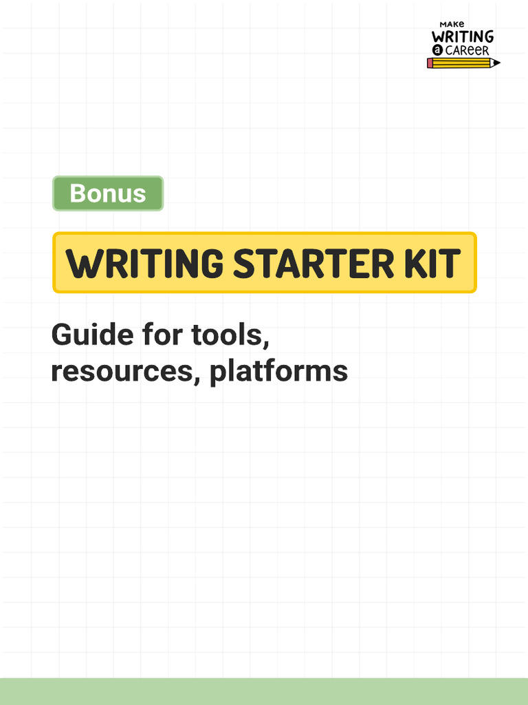 Wrter Starter Kit | PDF