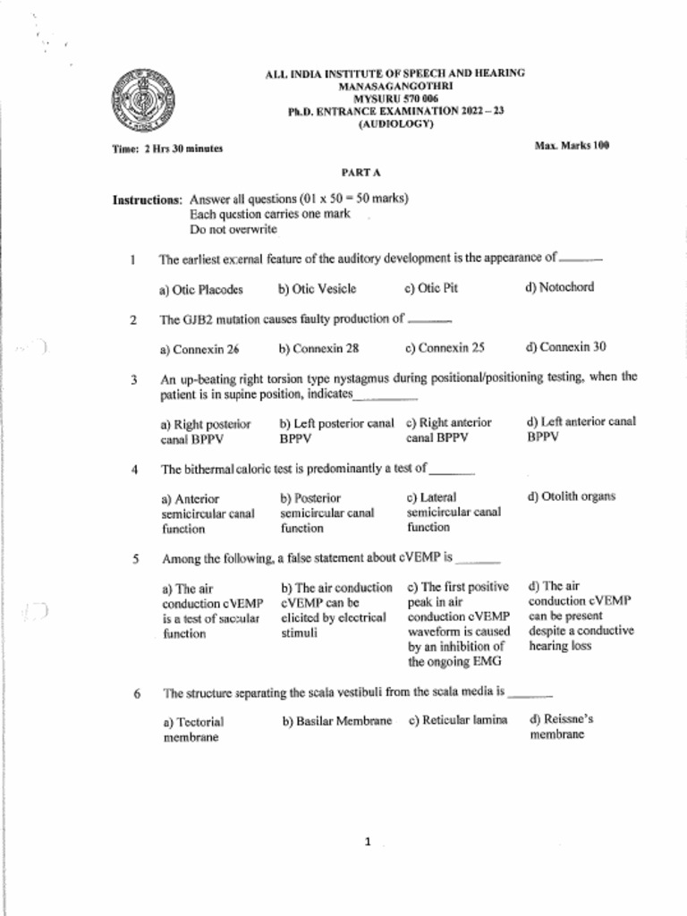 PHD Ee Aud QP 2022 23 | PDF