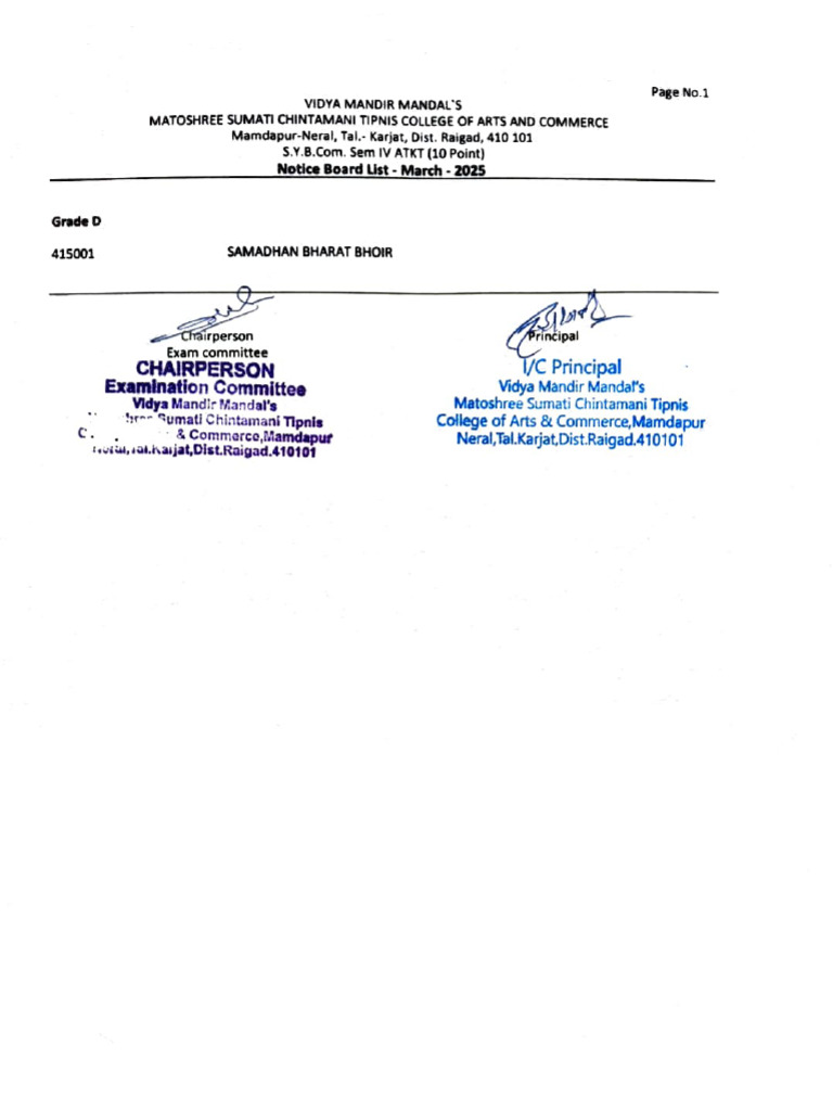 Sybcom 4TH Sem Atkt April 2025 | PDF
