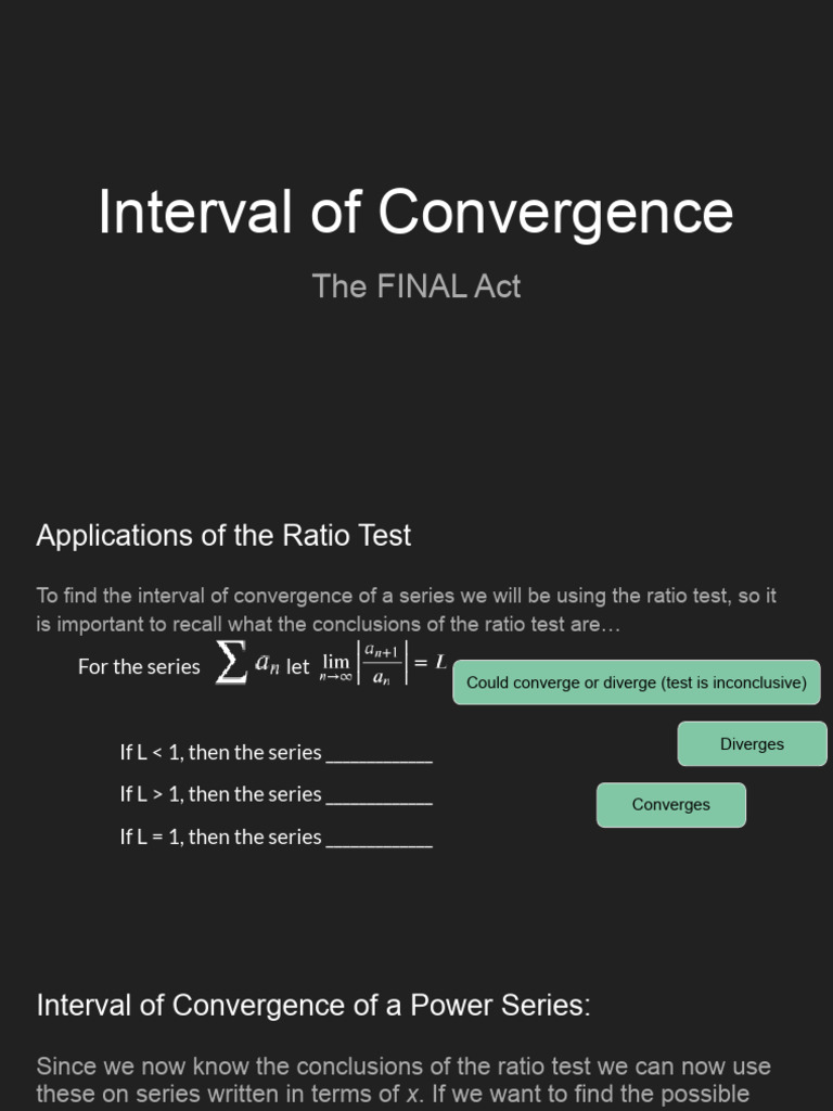 Using Ratio Test for Convergence | PDF | Real Analysis | Mathematical ...