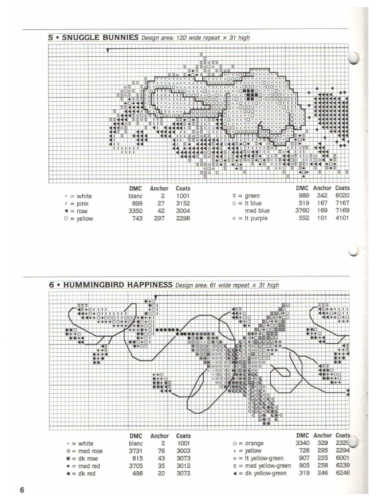 Bed and Bath Borders 3 Cross Stitch Pattern | PDF