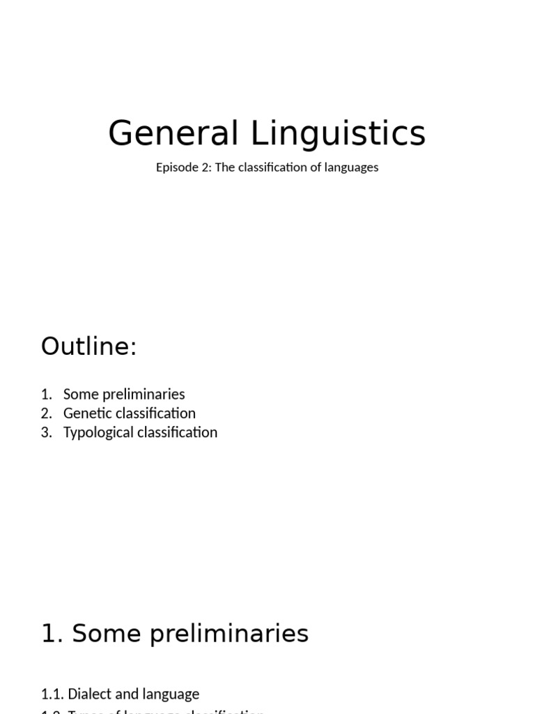Language Classification | PDF | Vietnamese Language | Dialect