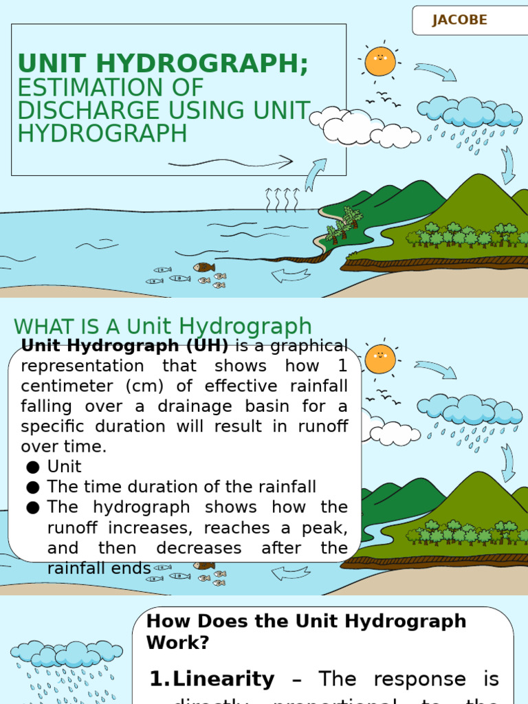 Unit Hydrograph - Estimation of Discharge Using Hydrograph PDF | PDF | Chemical Engineering ...