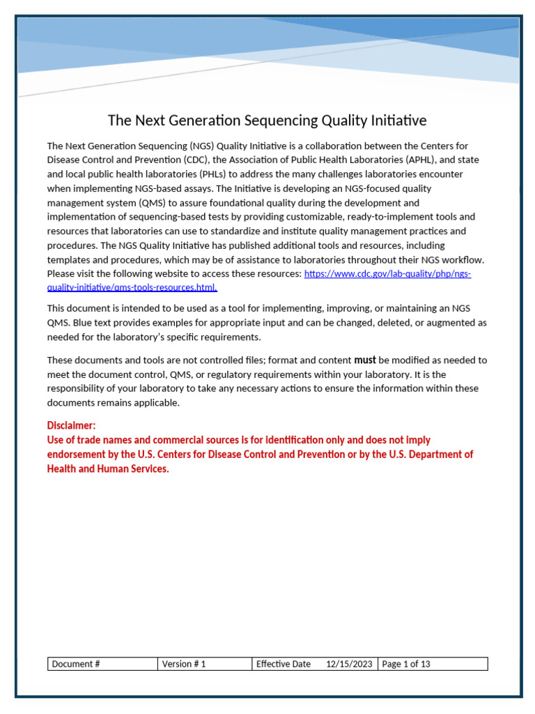 NGS Result Report Template | PDF | Dna Sequencing | Single Nucleotide ...