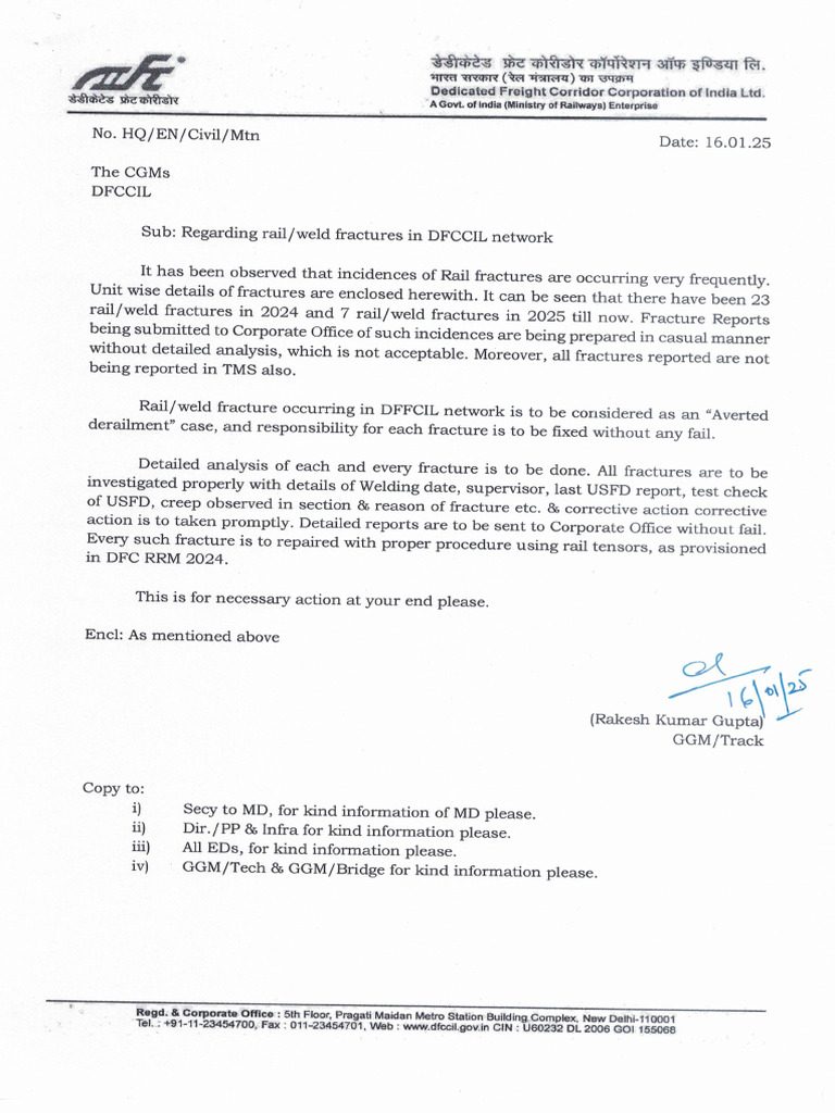 RailWeld Fracture Report | PDF