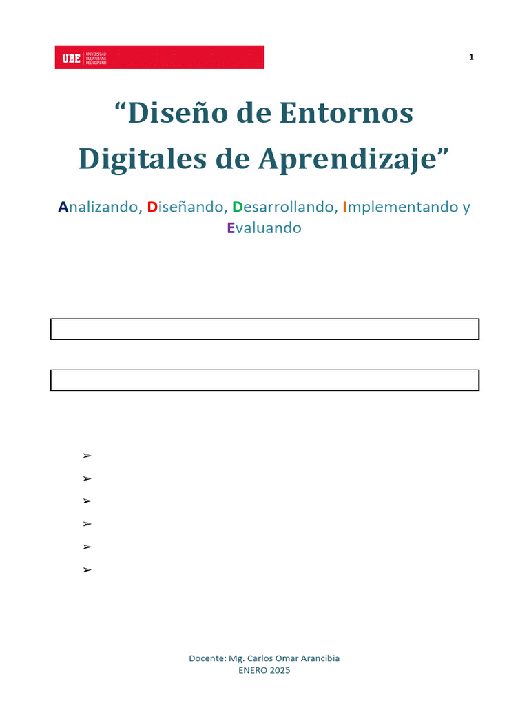 FORO 1-2 El Diseño Instruccional Desde Una Mirada Pedagógica | PDF ...