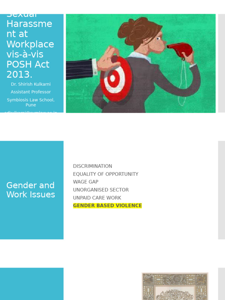 Sexual Harassment at Workplace and Women Employees | PDF | Sexual ...