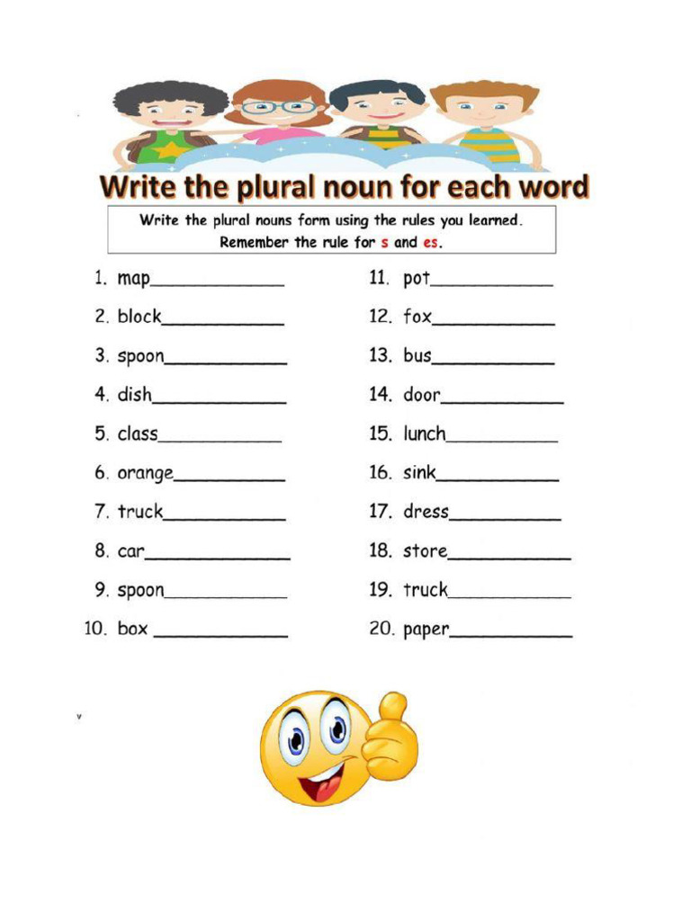 Sustantivos Plurales | PDF