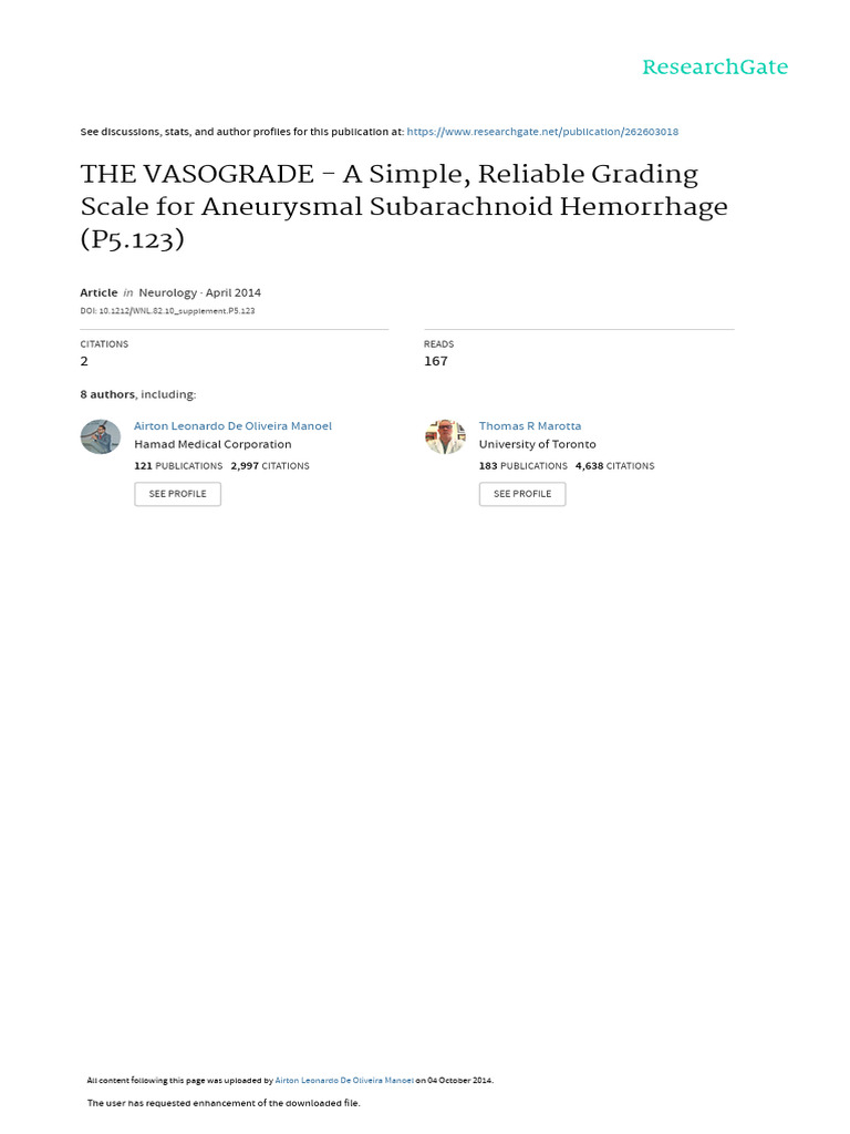THEVASOGRADE-ASimple oidHemorrhageP5 123 | PDF | Cardiovascular ...