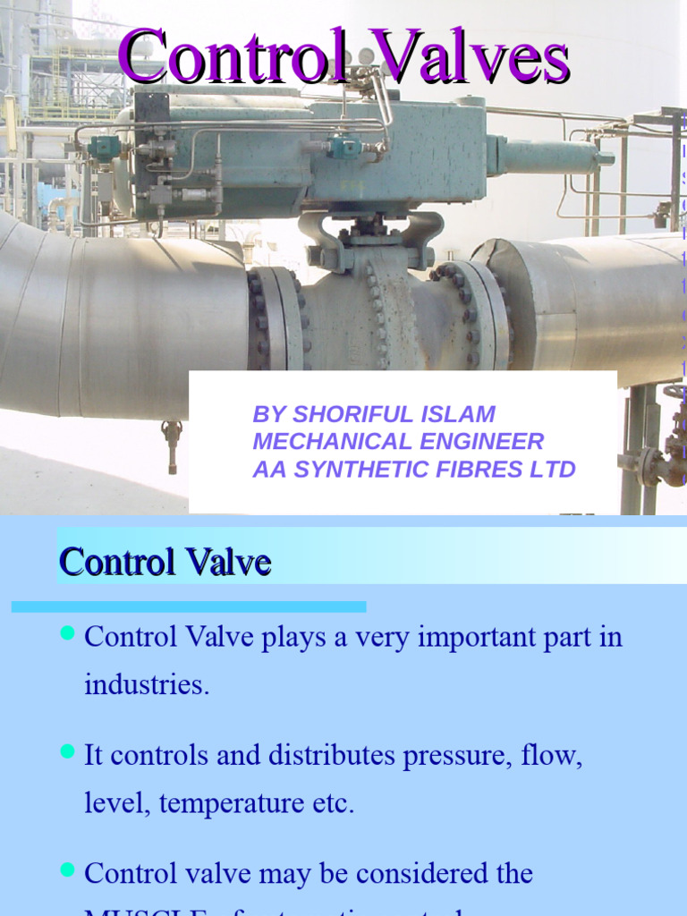 Different Types of Control Valve | PDF | Valve | Hydraulics