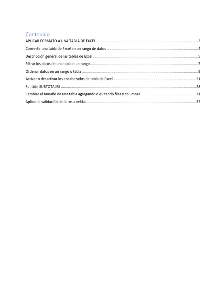 Aplicar Formato A Una Tabla De Excel Pdf Microsoft Excel Hoja De 4372