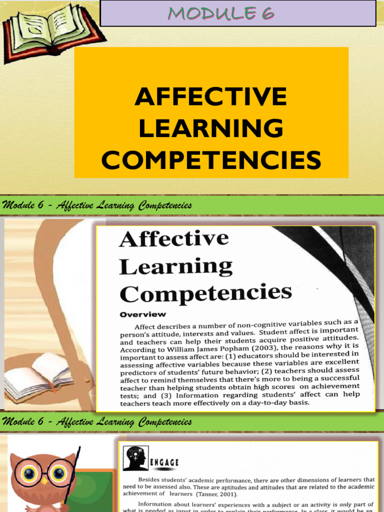 Module 6.1 Affective Learning Competencies | PDF