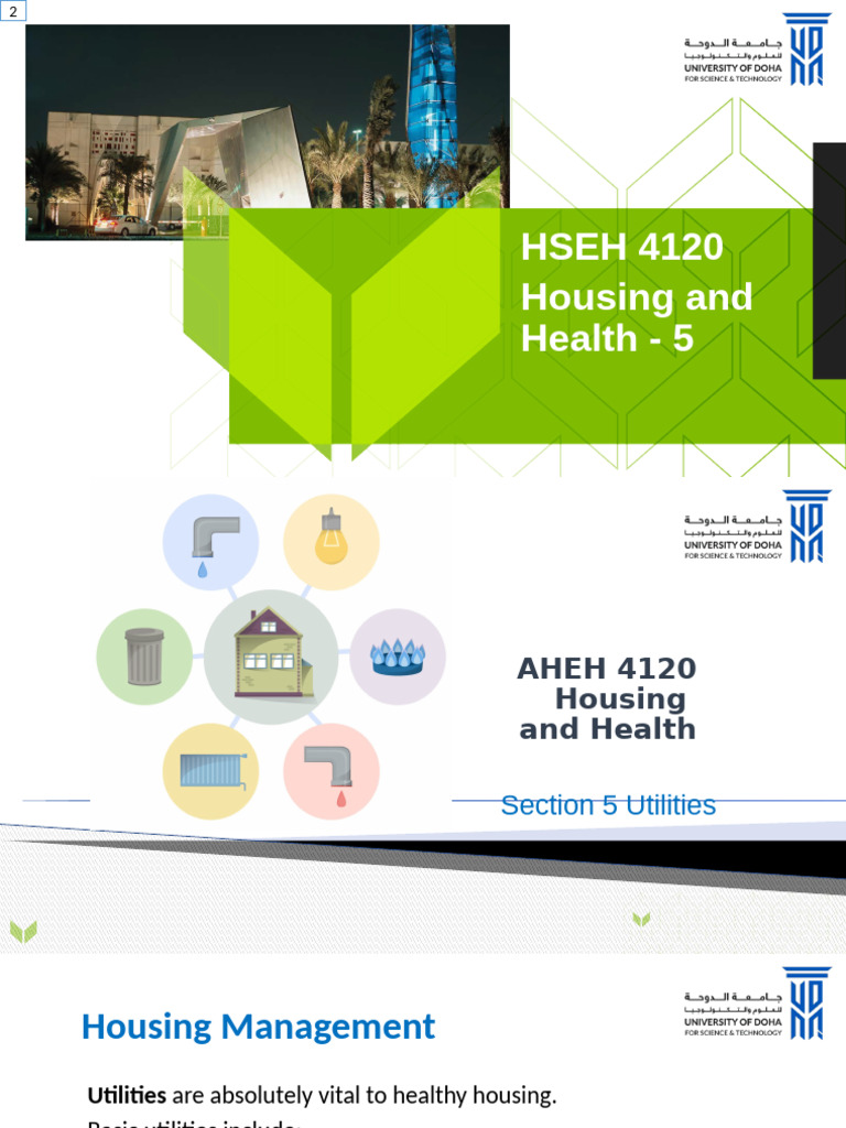 Section 5 Housing - Utilities | PDF | Sanitary Sewer | Septic Tank