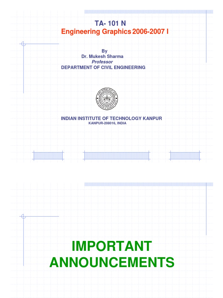 TA 101 Lecture1 (Iitk) | PDF | Art
