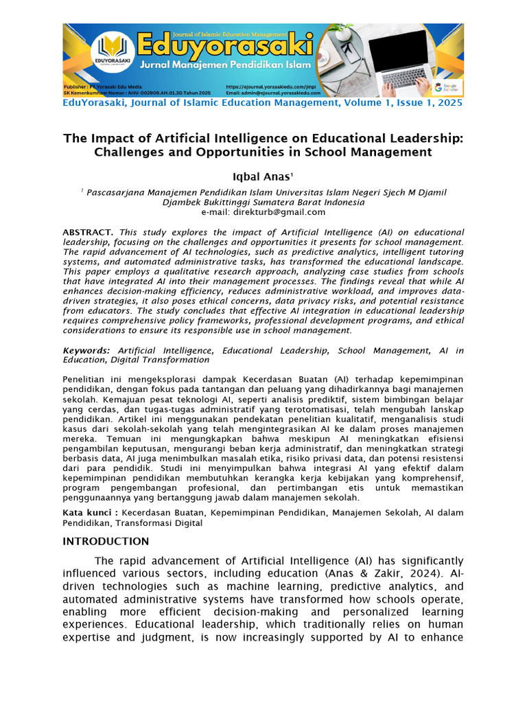 The+Impact+of+Artificial+Intelligence+on+Educational+Leadership+Challenges+and+Opportunities+in ...