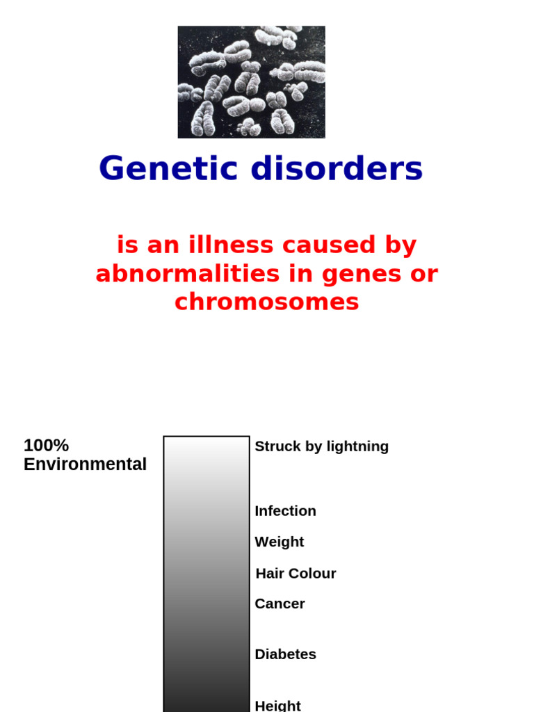 Understanding Genetic Disorders Overview | PDF | Genetic Disorder ...