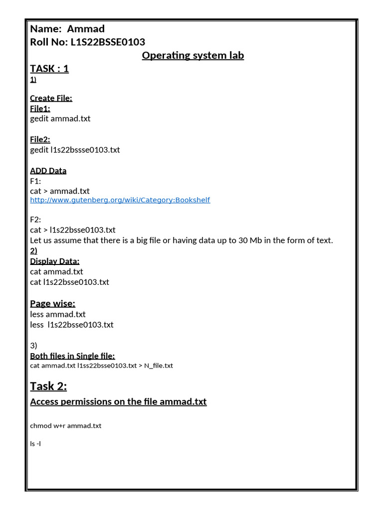 Os cp1 | PDF