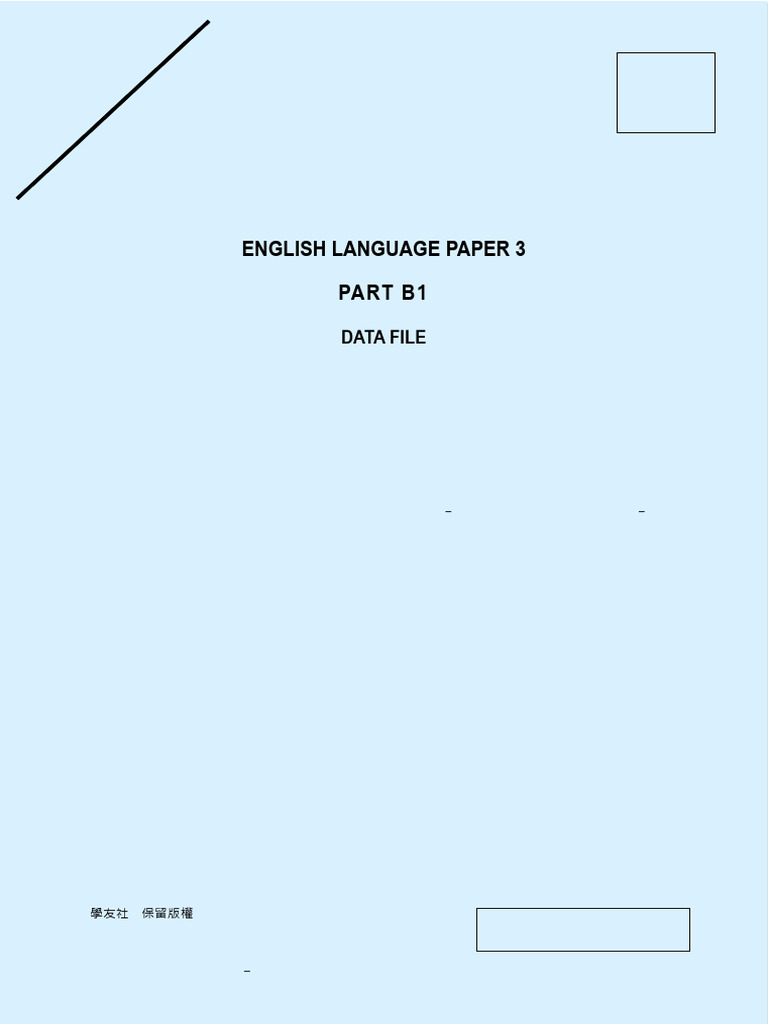 English Paper 3 Part B1 DF | PDF | Hong Kong