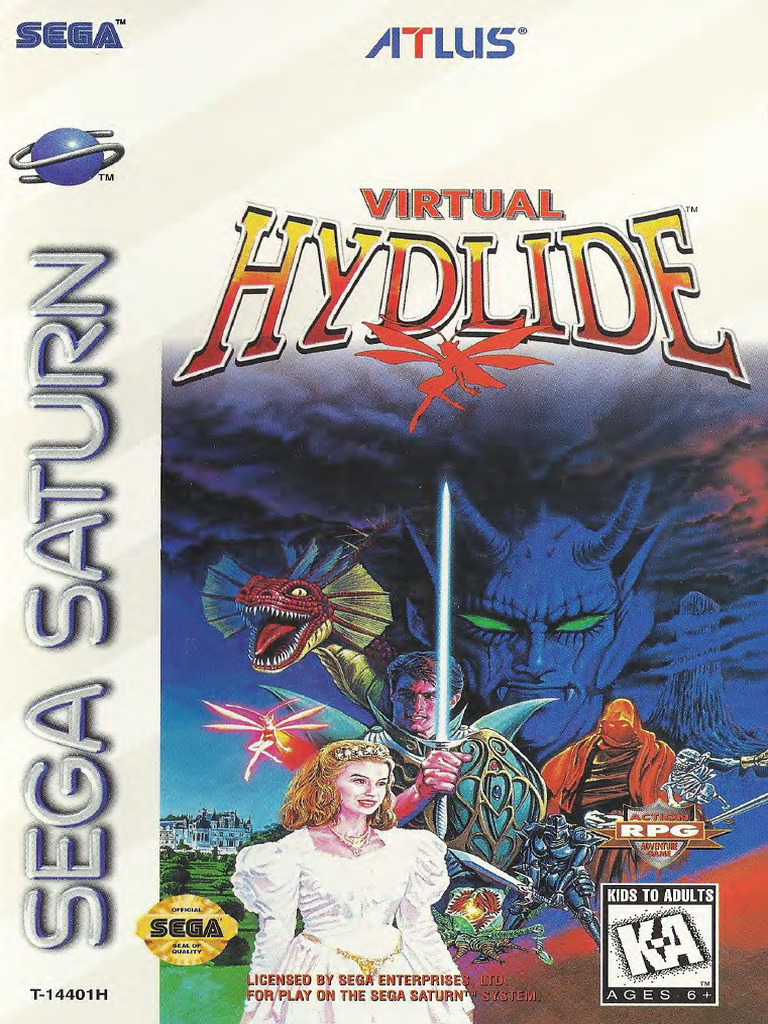 Virtual Hydlide - 1995 - Atlus Co., Ltd. | PDF