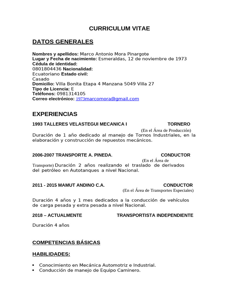 CURRICULUM_VITAE_MARCO_1 (1)921 | PDF