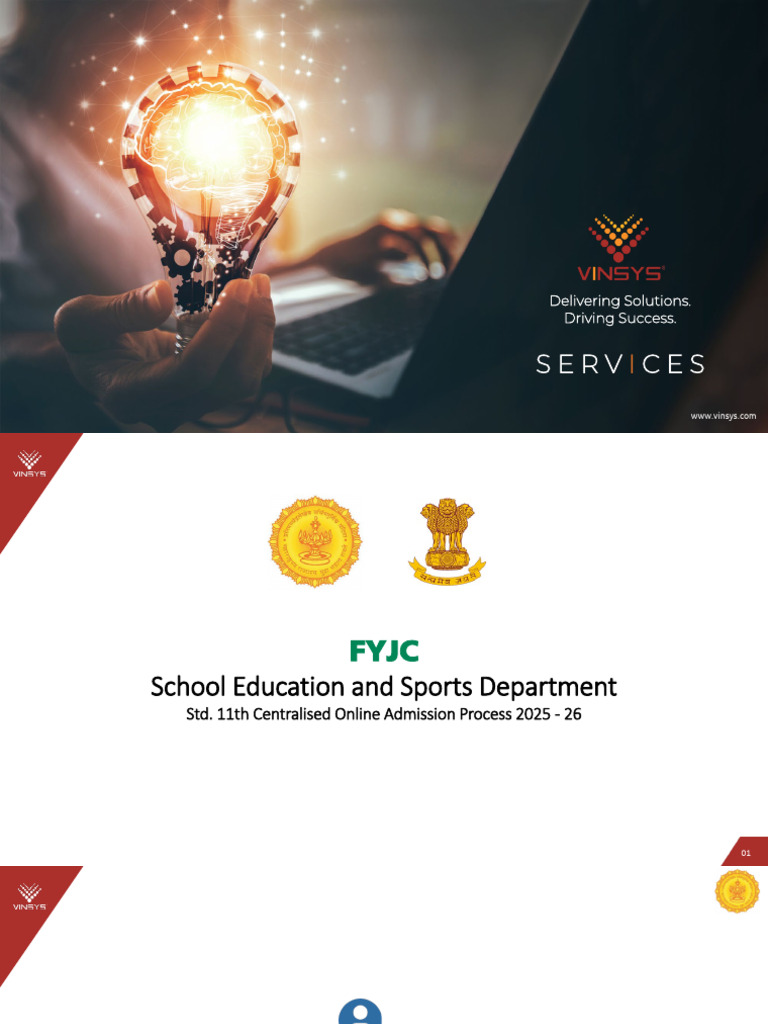 FYJC College Registration and Verification User Manual | PDF ...