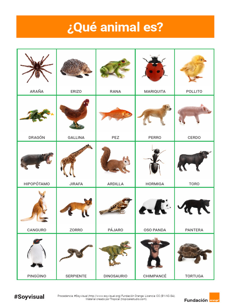 Quien Es Quien - Animales | PDF