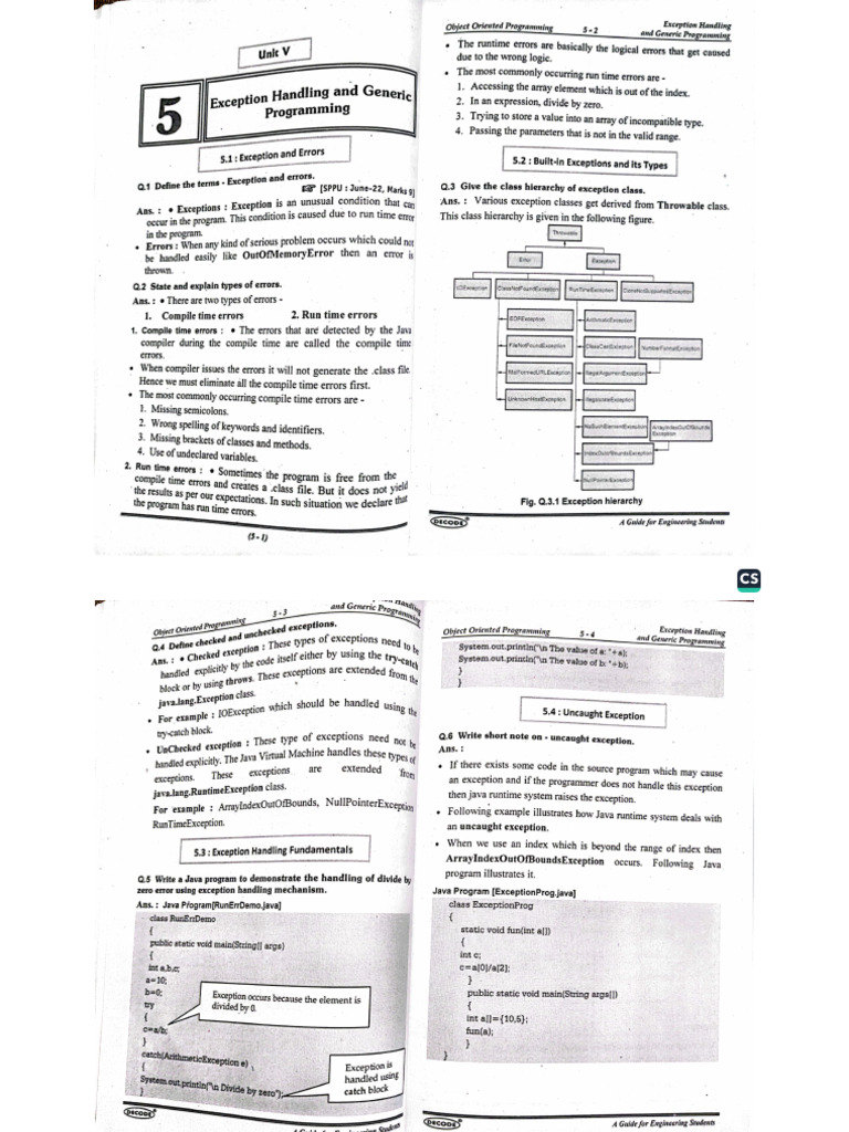 Decode OOP Unit05 | PDF