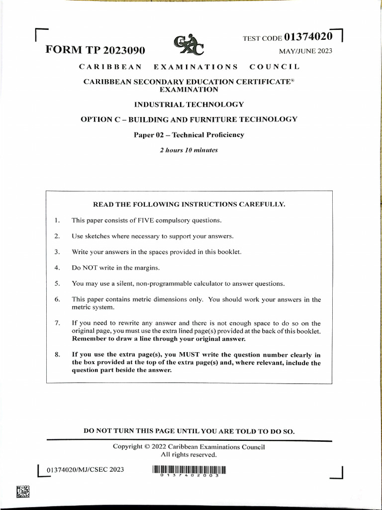 Building and Furniture Technology 2023 | PDF