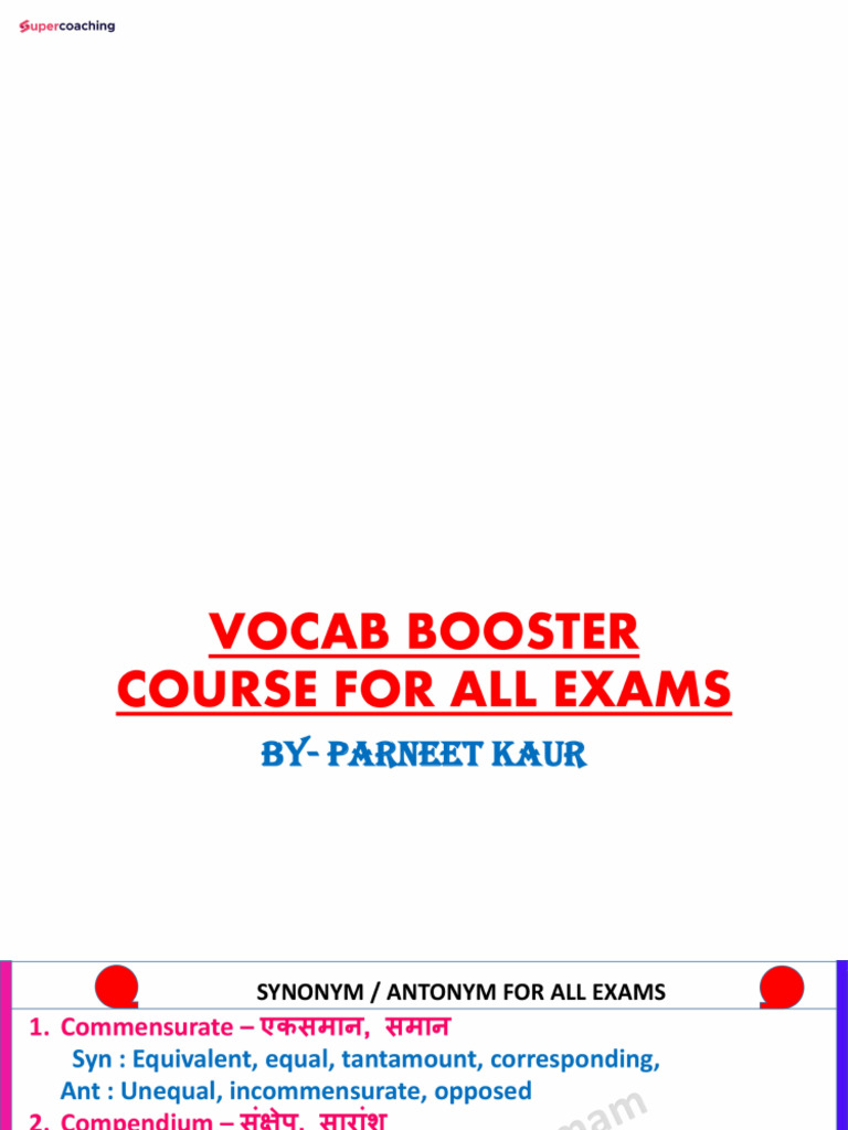 Vocab - 10 1731921418 | PDF