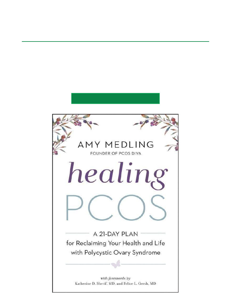Just Released Healing PCOS A 21 Day Plan For Reclaiming Your Health and ...