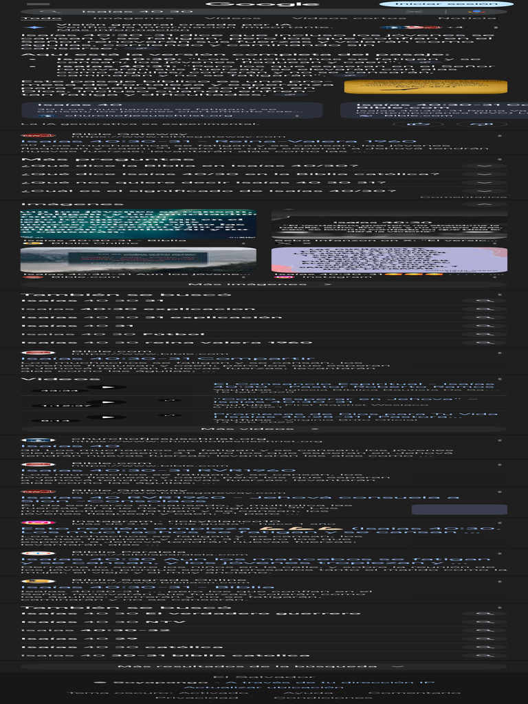 Isaias 40 30 - Buscar Con Google | PDF