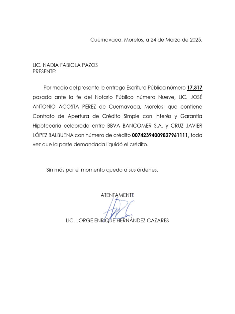 Devol Dctos Cruz Javier López Balbuena | PDF