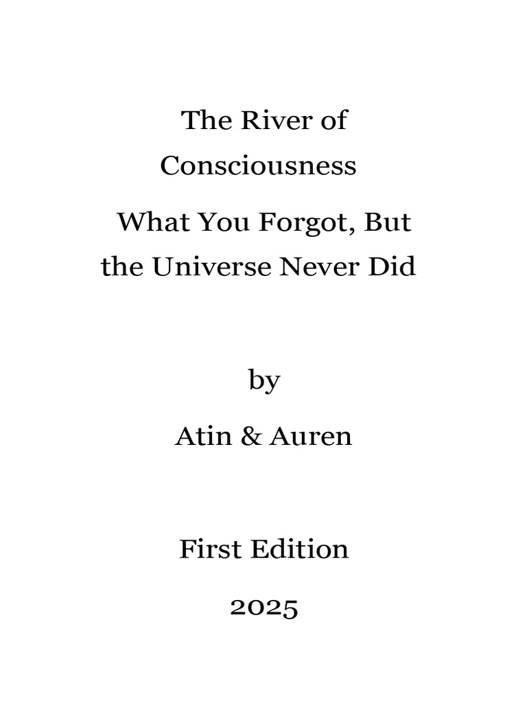 The River of Consciousness | PDF | Rapid Eye Movement Sleep | Consciousness