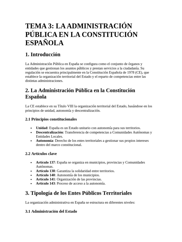 3.admon Publica | PDF | Administración Pública | España