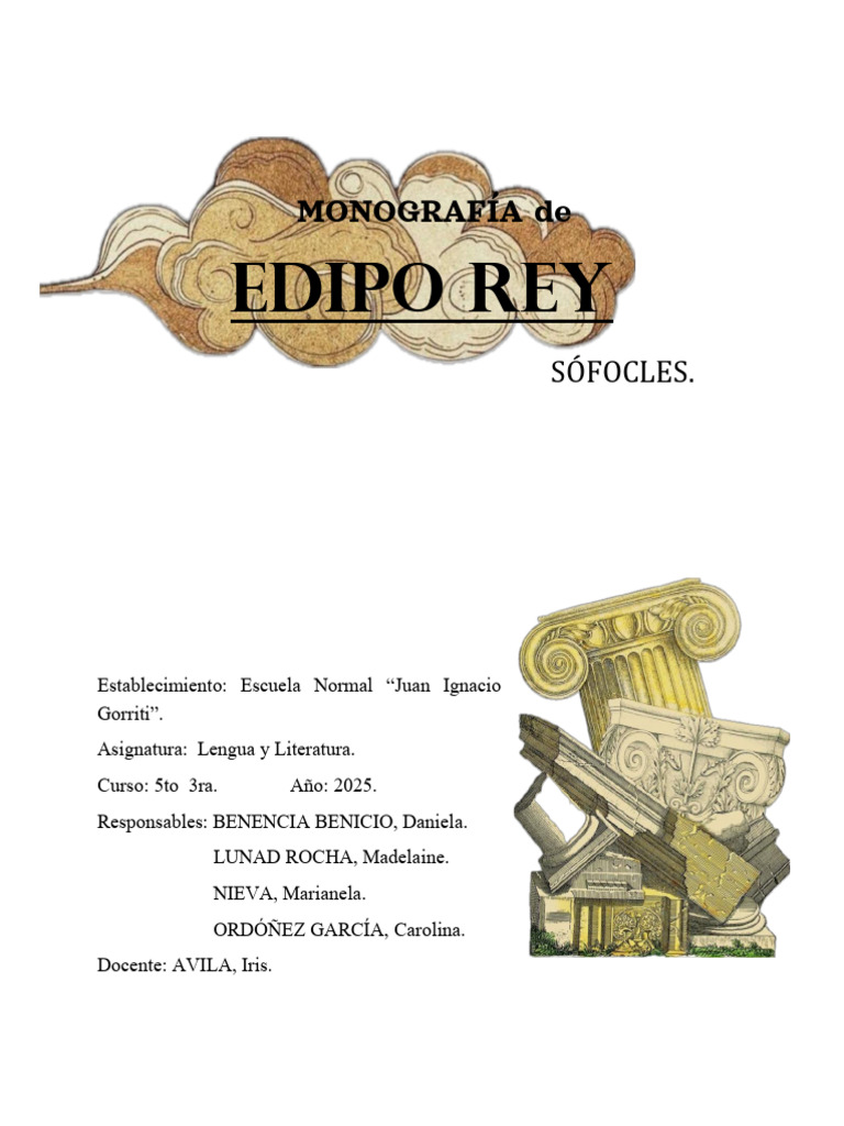 La Edipo Rey | PDF | Edipo | Tragedia