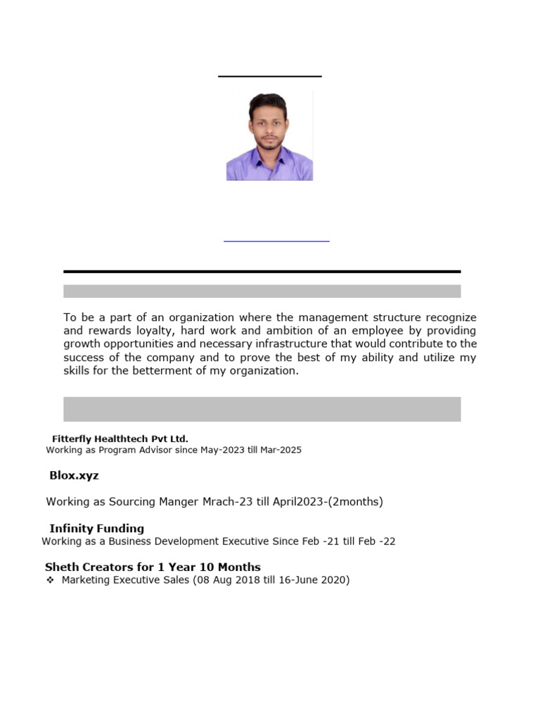 Muzammil Resume Mar-2025 | PDF | Communication | Human Communication