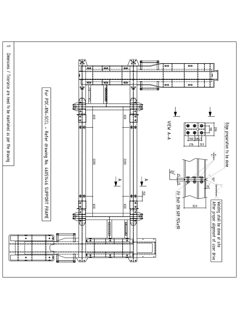 Base Frame Modification Sketch R1 | PDF