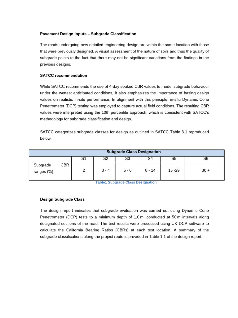 Pavement Design Area 43 | PDF