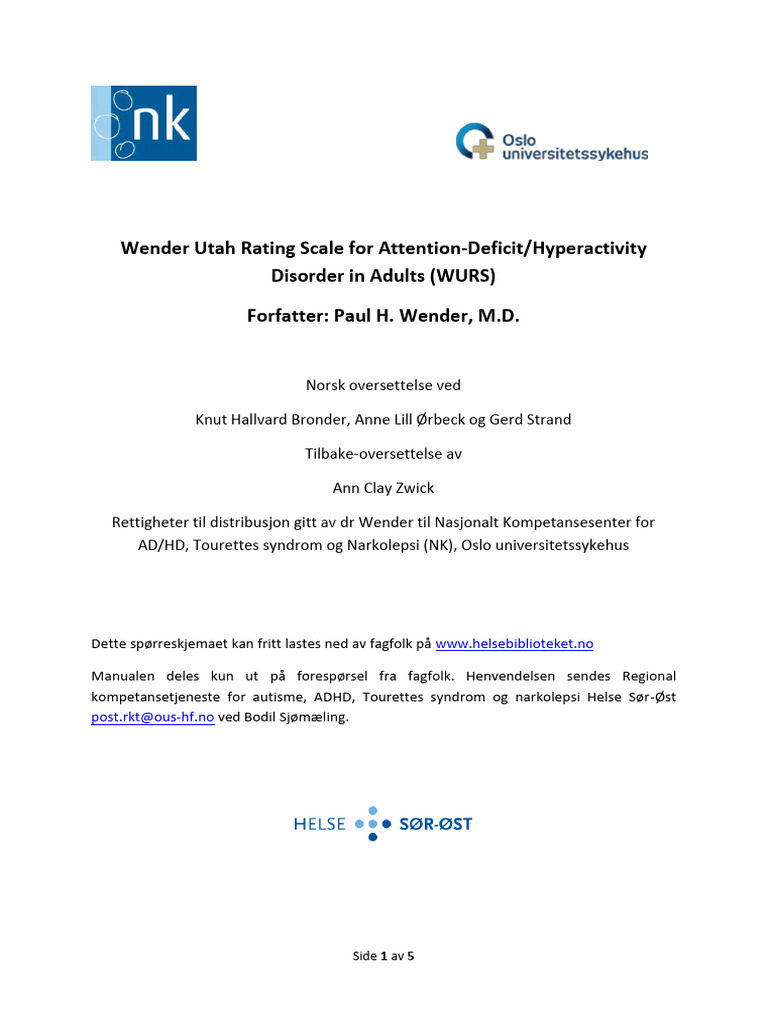 Wurs Skjema 2021 | PDF
