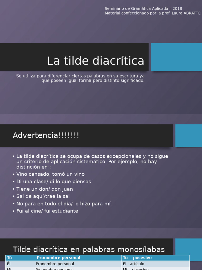 GA - La Tilde Diacrítica y Uso de B-V-C-S-Z-G-J-H | PDF | Pronombre ...