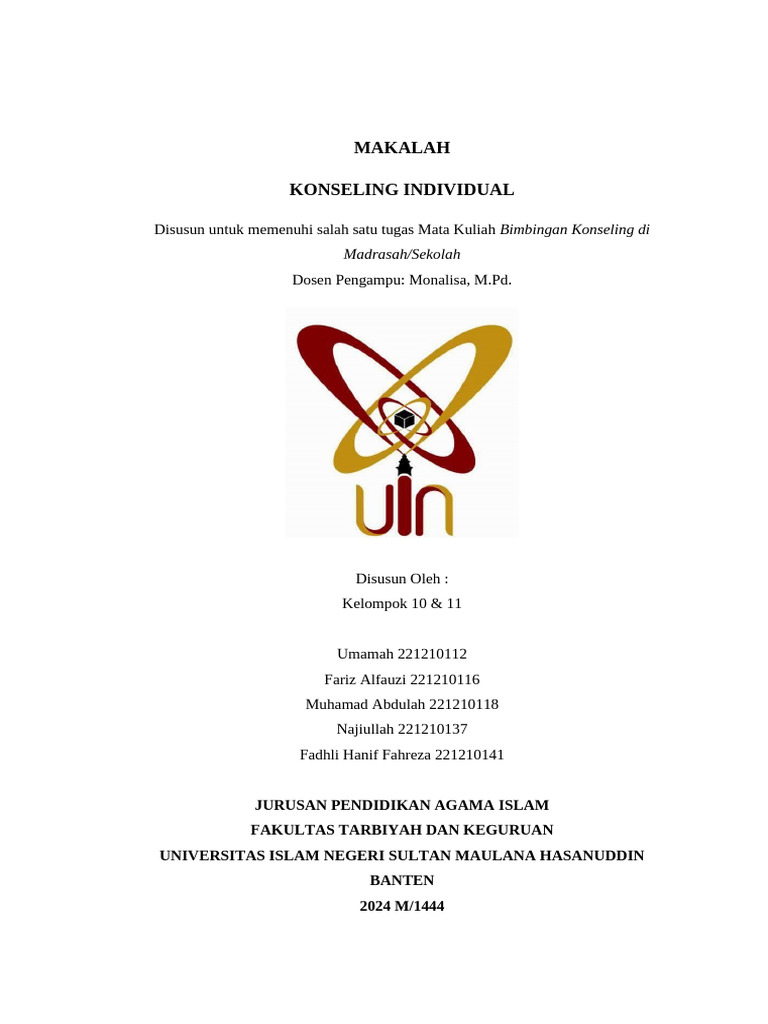 KEL 10 & 11 BK | PDF