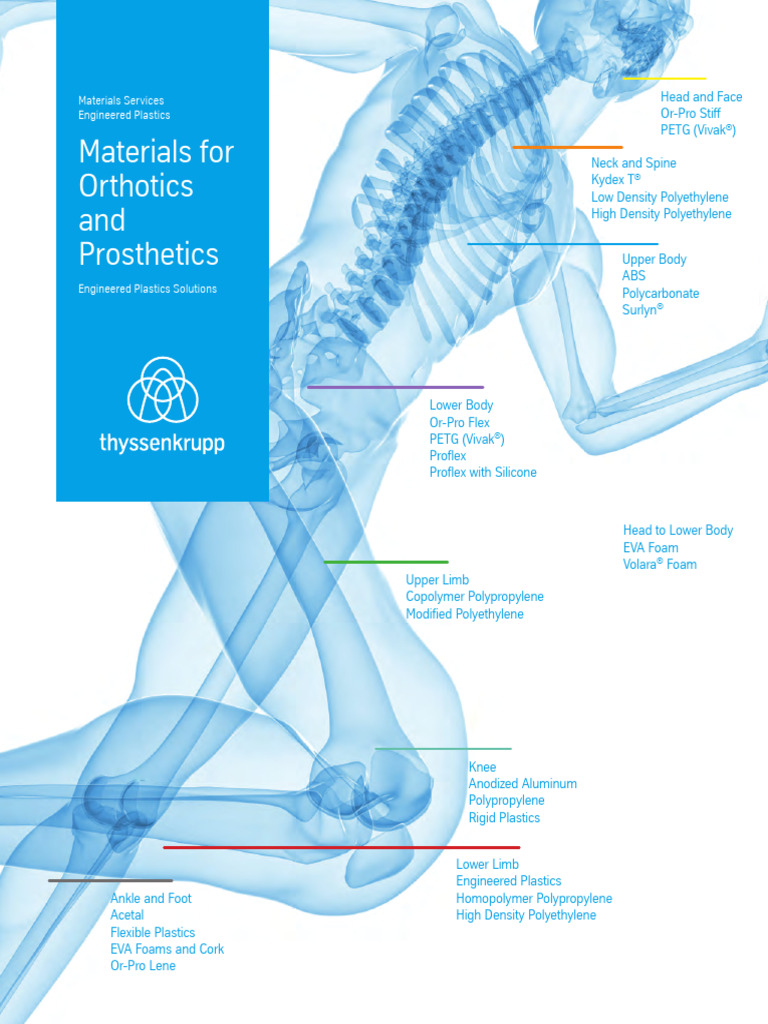 Orthotic & Prosthetic Plastics Guide | PDF | Polyethylene | Polyolefin
