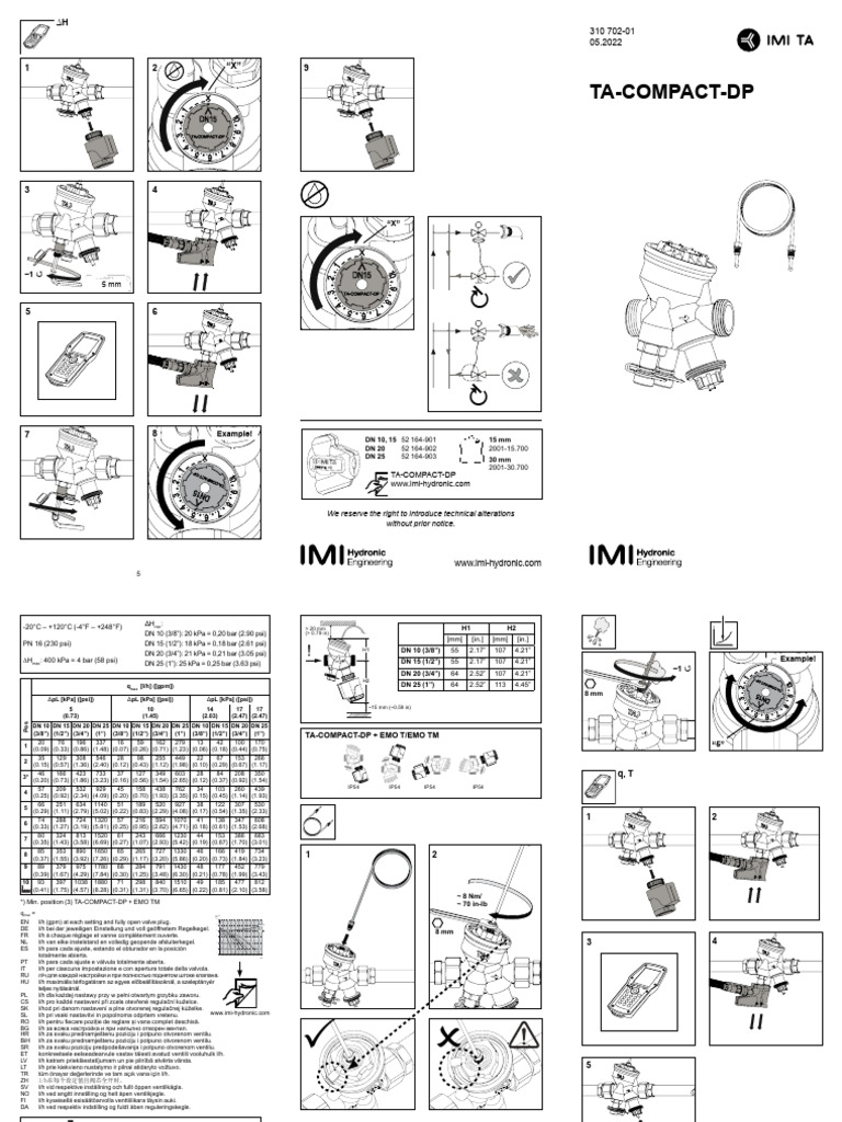TA COMPACT DP - Instruction | PDF