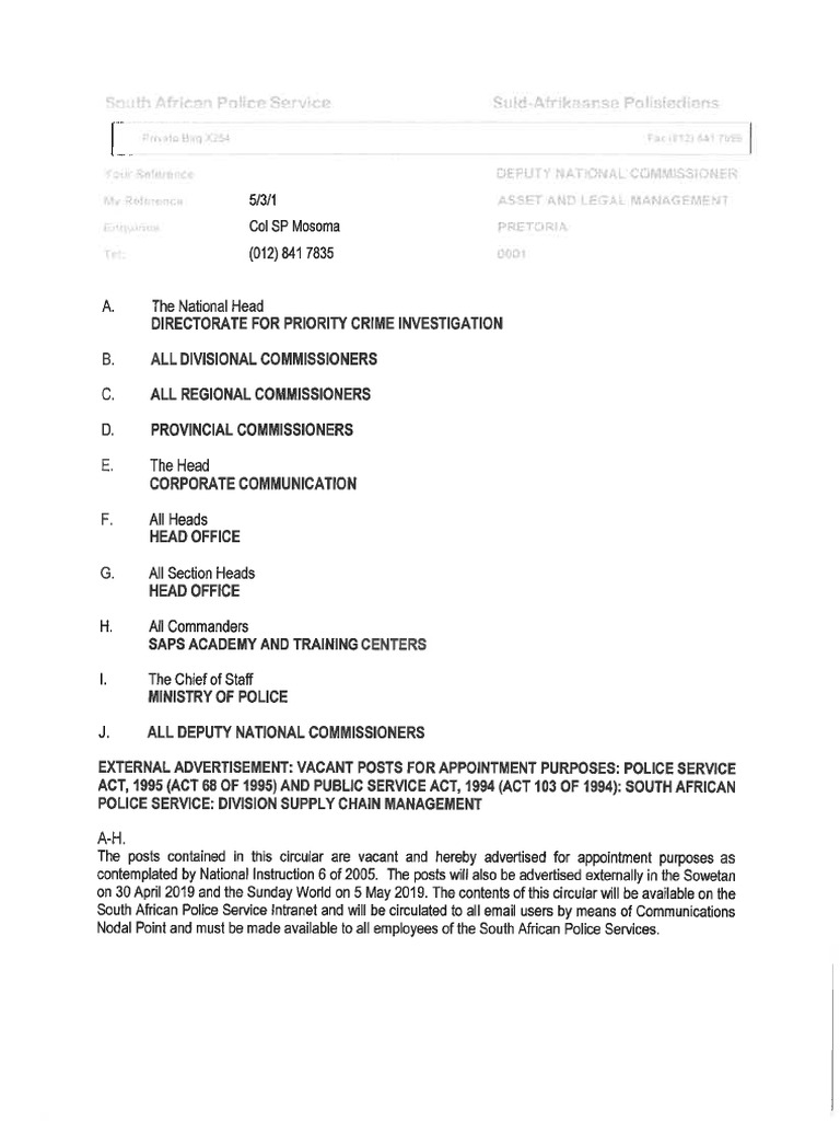 Circular Advertisement | PDF